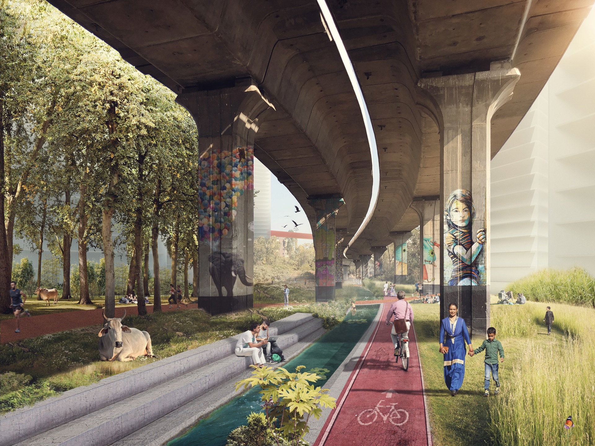 MVRDV - Barapullah Springs
