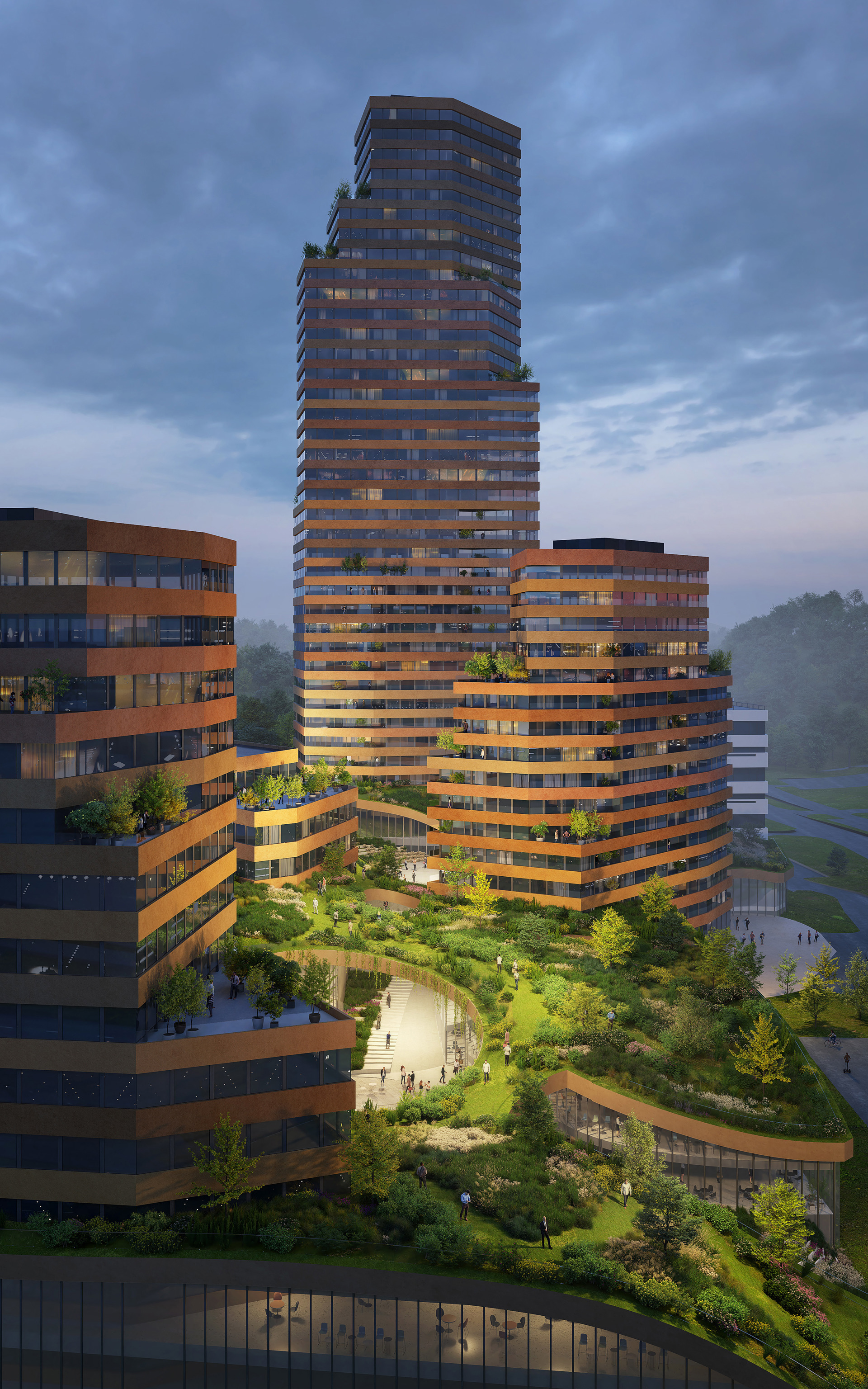 MVRDV - Gdynia Park Towers