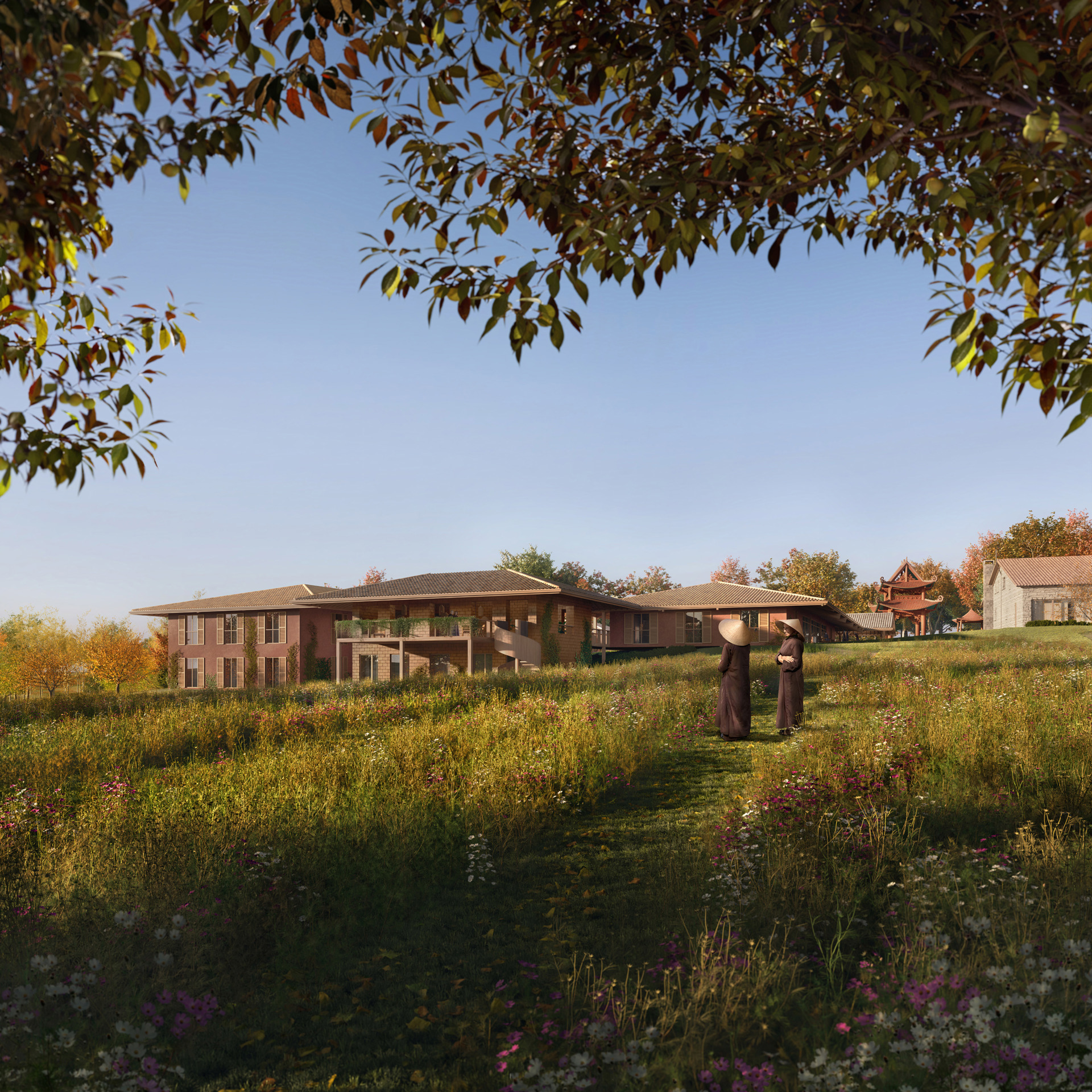 MVRDV - Plum Village