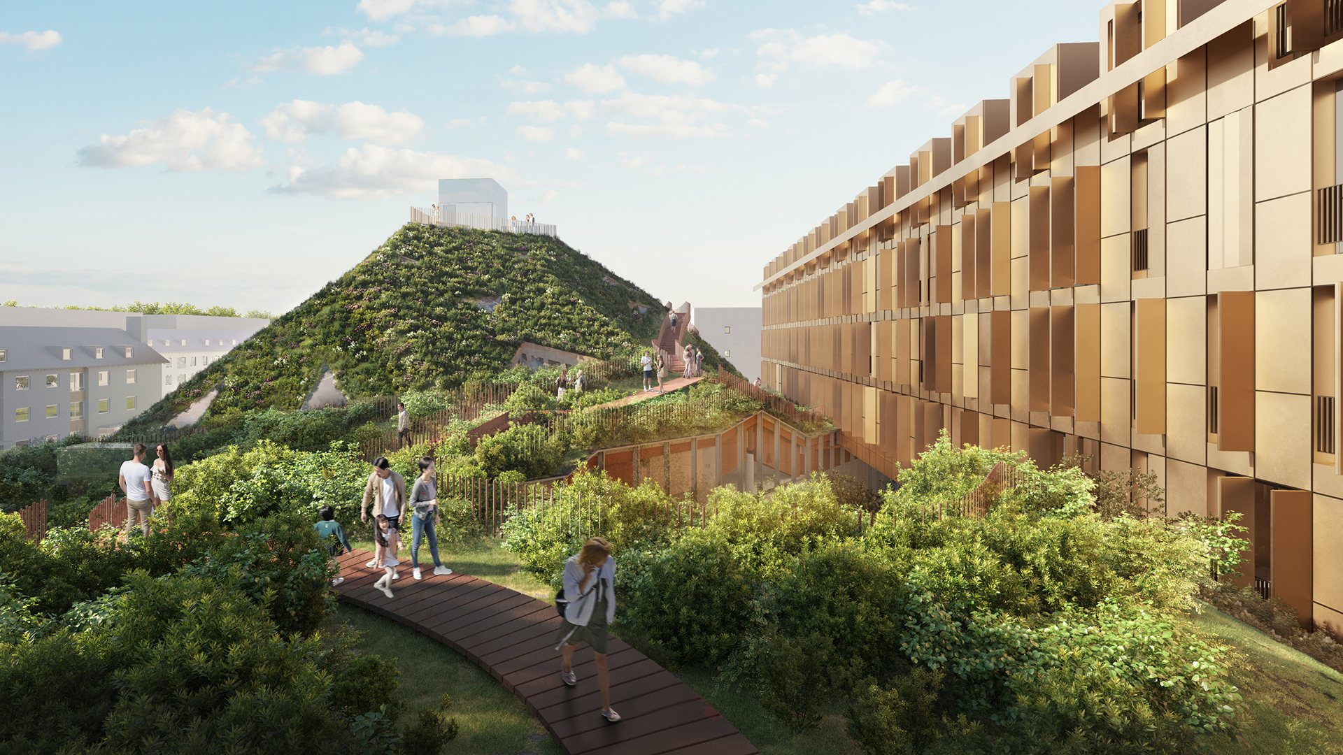 MVRDV - Grüner Hügel