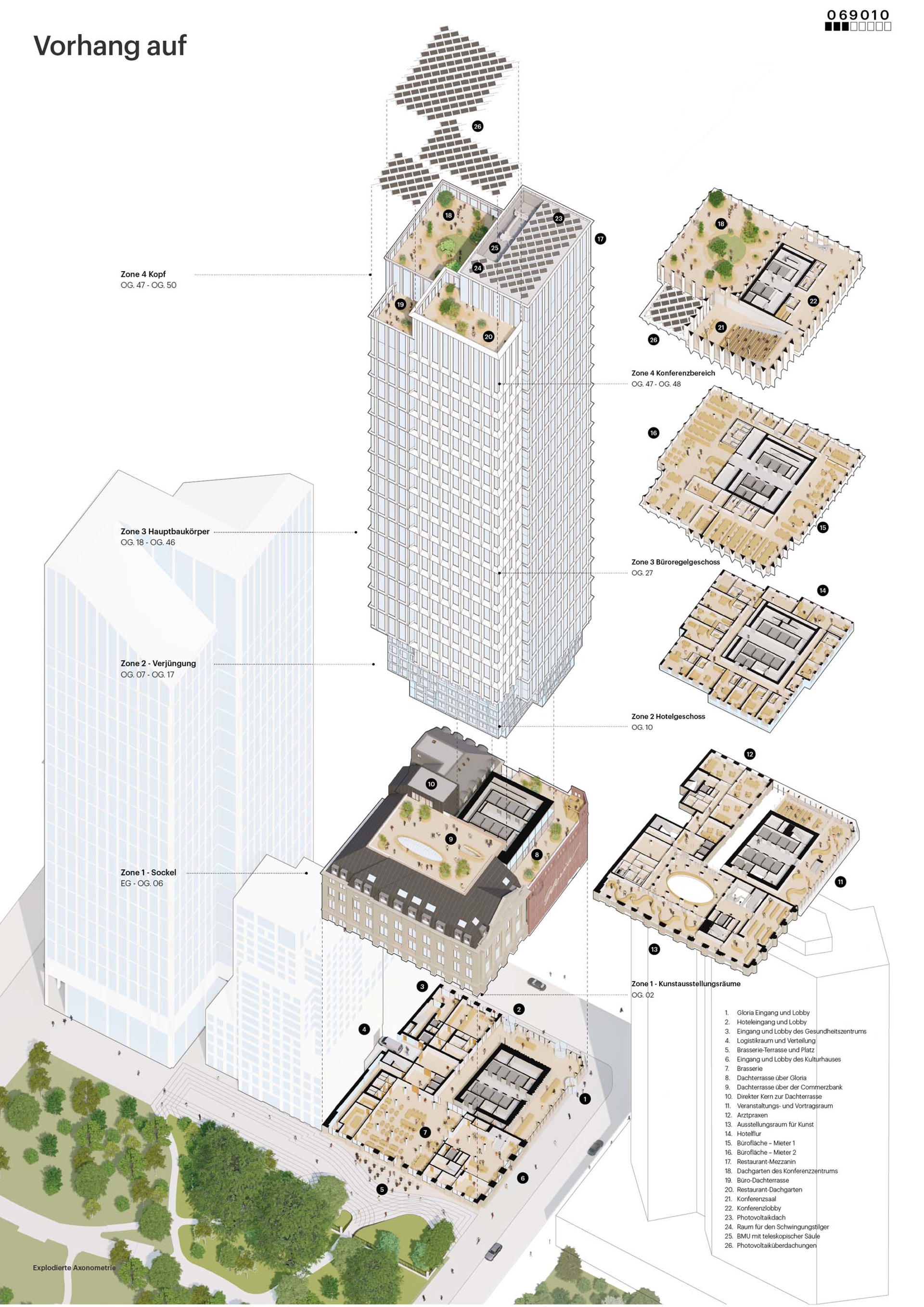 MVRDV - Gloria Tower Frankfurt