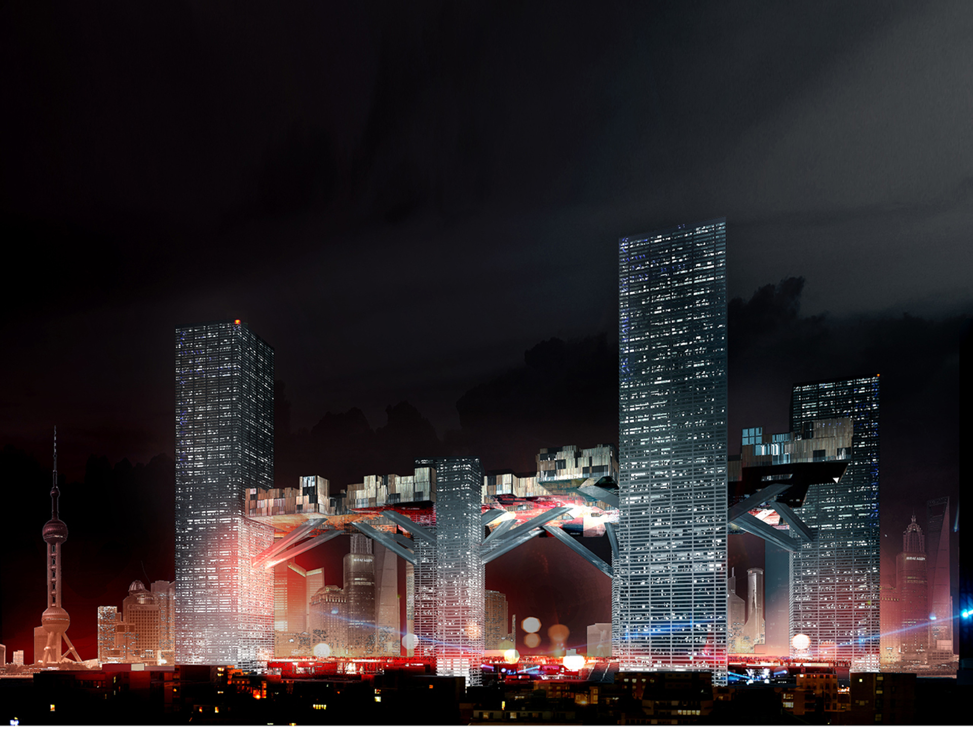 MVRDV - The Lifted Village