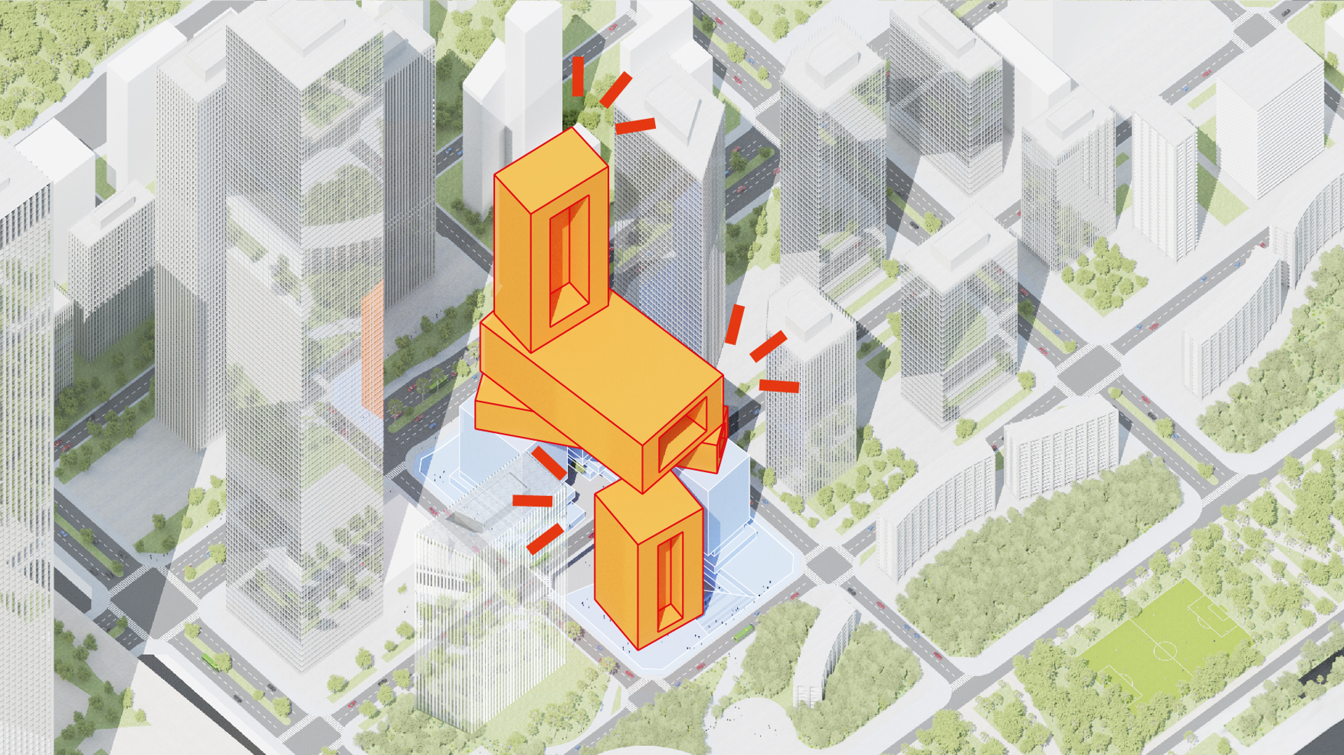 MVRDV - Vanke 3D City
