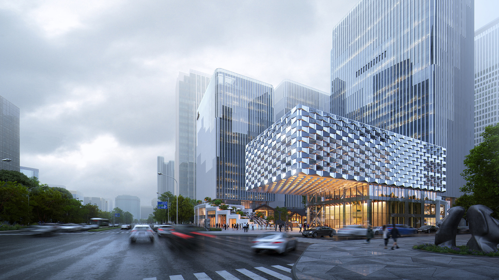 MVRDV - Chengdu Jiaozi Courtyard Towers