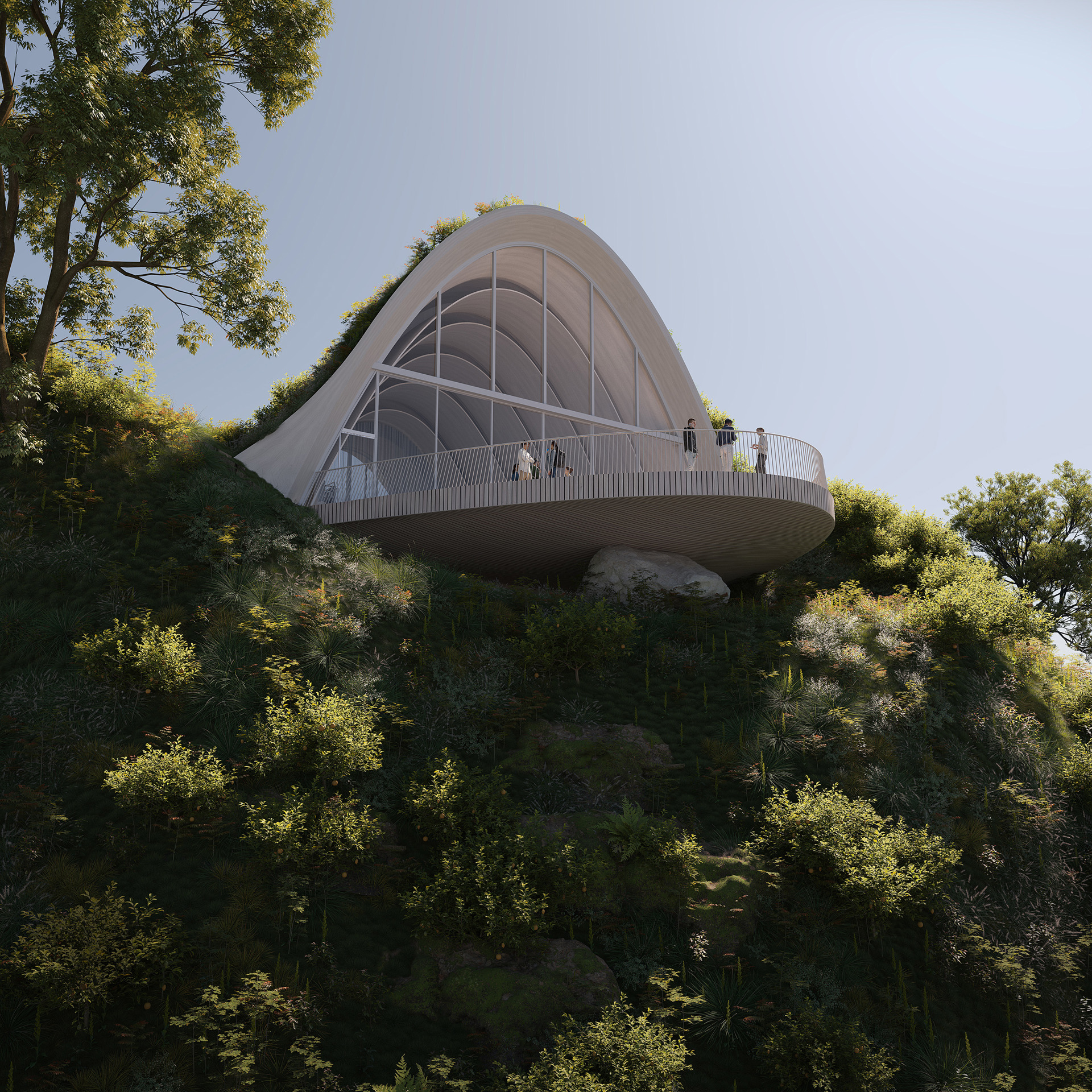 Viewing platform Route concept