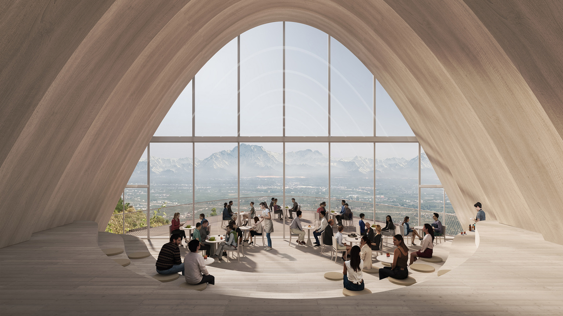 Viewing platform Route concept